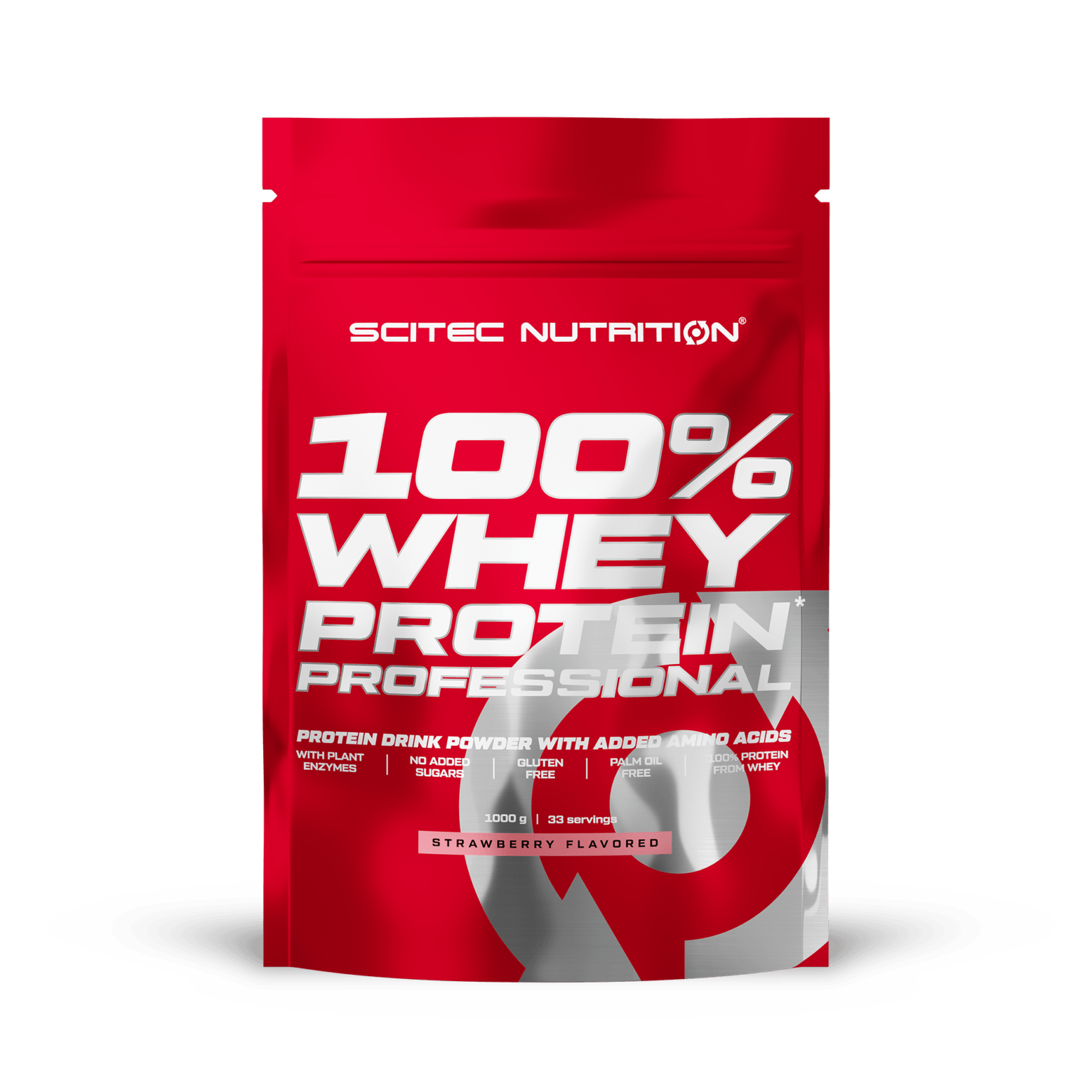 100% Whey Proteína Profissional 1000g Morango - AF Health & Nutrition
